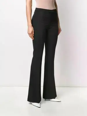 BLANCA VITA Flared Suit Trousers - Black