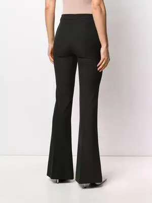 BLANCA VITA Flared Suit Trousers - Black