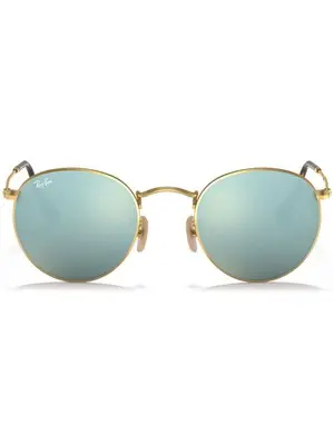 Ray-ban Round Metal Sunglasses - Gold
