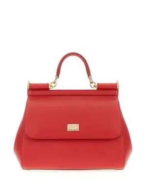 Dolce & Gabbana Large Sicily Tote - Red
