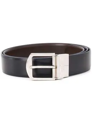 Canali Classic Buckle Belt - Blue
