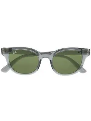Ray-ban Transparent Round-frame Sunglasses