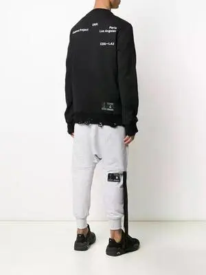 BEN TAVERNITI UNRAVEL PROJECT Distressed Logo Sweatshirt