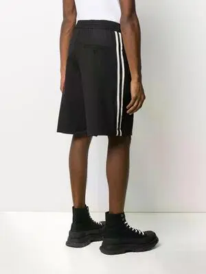 Neil Barrett Side Stripes Track Shorts - Black