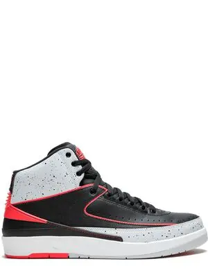 JORDAN 2 Retro Infrared 23 Sneakers - Black