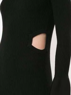 3.1 Phillip Lim One-sleeve Ribbed Midi Dress