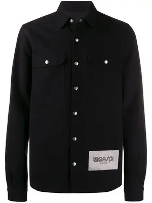 Rick Owens Logo Patch Shirt