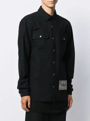 Rick Owens Logo Patch Shirt