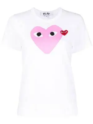 Play Comme Des Garcon Heart Logo T-shirt