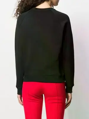 MSGM Logo Print Crew Neck Sweater
