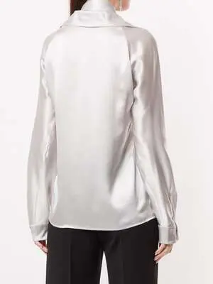 Dsquared2 Silk Pussy Bow Shirt