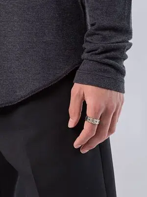 John Hardy Classic Chain Band Ring - Silver