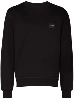 Dolce & Gabbana Cotton Logo Tag Sweatshirt
