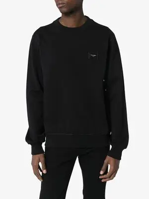 Dolce & Gabbana Cotton Logo Tag Sweatshirt