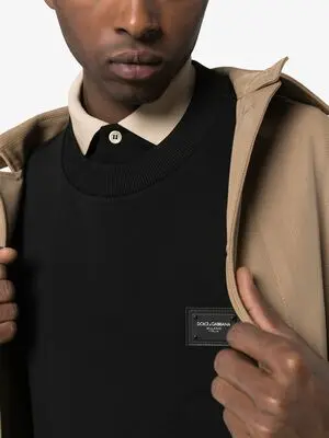 Dolce & Gabbana Cotton Logo Tag Sweatshirt