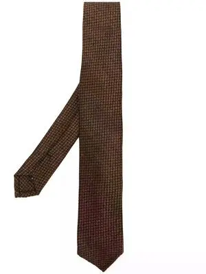 DELL'OGLIO Oscar Neck Tie - Brown