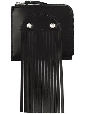 Comme Des Garçons Fringed Cardholder - Black