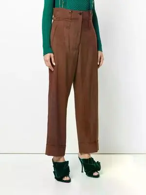 JEAN PAUL GAULTIER High-waist Striped Trousers