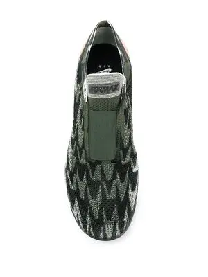 Nike X Acronym Vapormax Moc 2 Flyknit Sneakers - Green