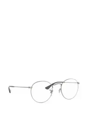 Ray-ban Round Metal Eyeglasses - Black