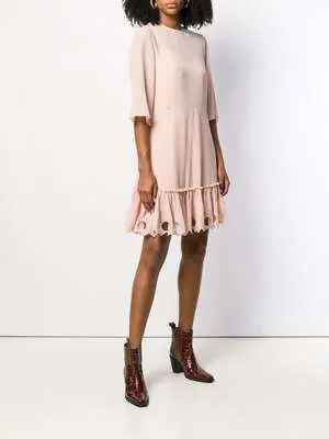 See By Chloé Ruffled Hem Dress