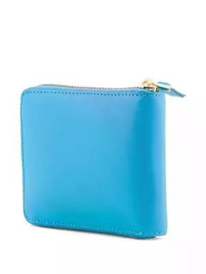 Comme Des Garçons Zip Leather Wallet - Blue