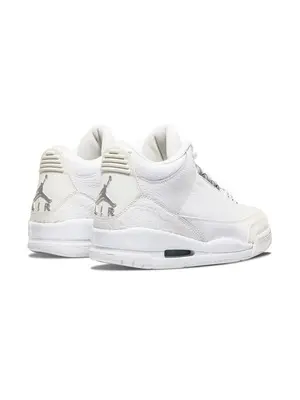 JORDAN Air 3 Retro Pure Money Sneakers - White