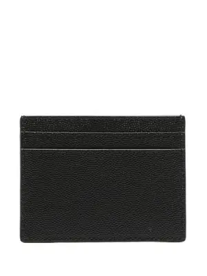 Saint Laurent Paris Credit Card Case In Grain De Poudre Leather