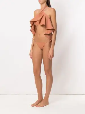 AMIR SLAMA Ruffled Swimsuit