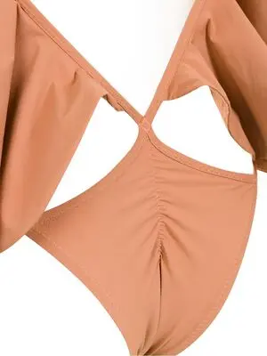 AMIR SLAMA Ruffled Swimsuit