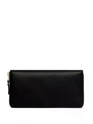 Comme Des Garçons Zip-around Leather Wallet - Black