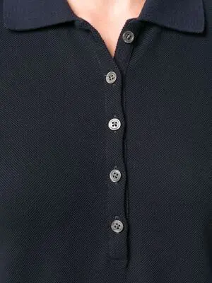 Thom Browne Center-back Stripe Piqué Polo Dress - Blue
