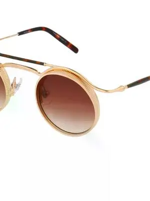 Matsuda Round Frame Sunglasses - Gold