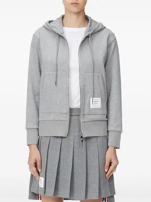 Thom Browne Rwb-stripe Cotton Hoodie