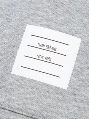 Thom Browne Rwb-stripe Cotton Hoodie