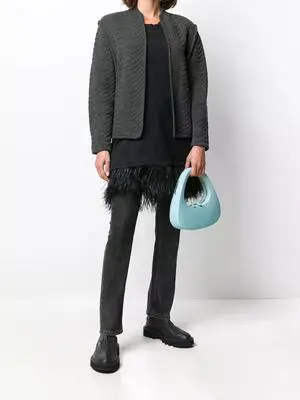 Issey Miyake 1980s Open Front Cardigan