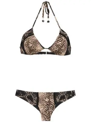 AMIR SLAMA Lace Bikini - Black