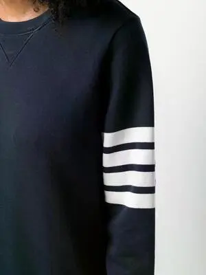 Thom Browne 4-bar Loopback Sweatshirt Dress