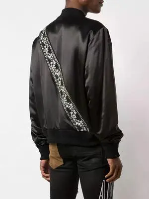 Amiri Contrast Stripe Bomber Jacket
