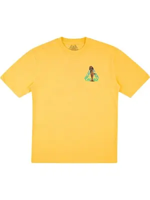 PALACE Rolls P3 Logo-print T-shirt - Yellow