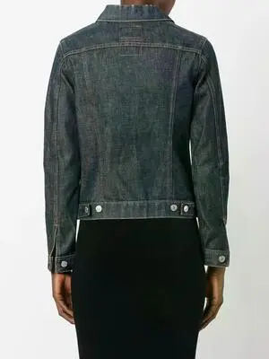 Helmut Lang 1999 Raw Denim Jacket - Blue