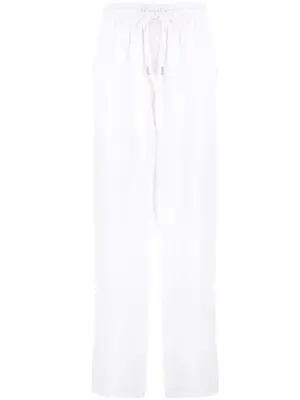 Vilebrequin Drawstring Straight-leg Trousers - White