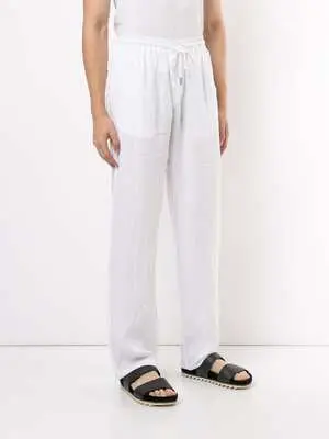 Vilebrequin Drawstring Straight-leg Trousers - White