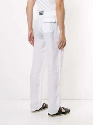 Vilebrequin Drawstring Straight-leg Trousers - White