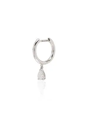 ANITA KO 18kt Gold Diamond Hoop Earring White Gold