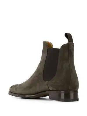 SCAROSSO Leather Chelsea Boots