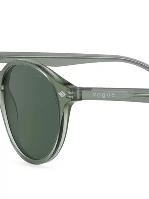 VOGUE EYEWEAR Oval Frame Sunglasses - Green