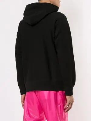 Supreme X Commes Des Garçons Logo-print Hoodie - Black