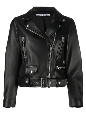 Acne Studios Leather Biker Jacket