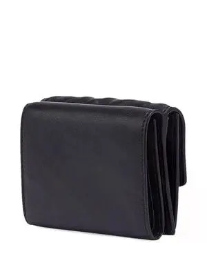 Fendi Monogram-pattern Leather Wallet - Black